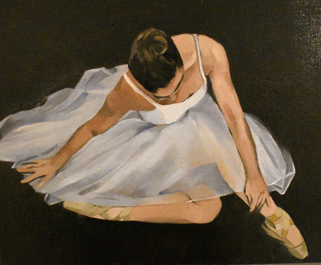 Ballerina 8x10 Original Oil Painting Dance Art Ballerina Art - Etsy