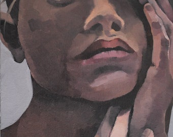 Sad Face Painting - Etsy