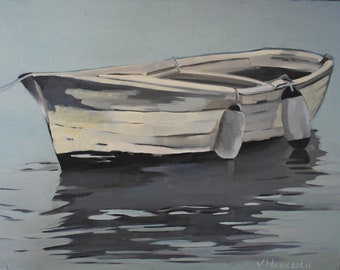 Old Boat Painting - Etsy