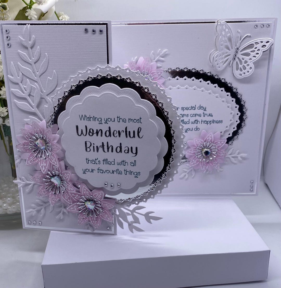 Personalised Luxury Z-fold Birthday Card - Etsy Canada