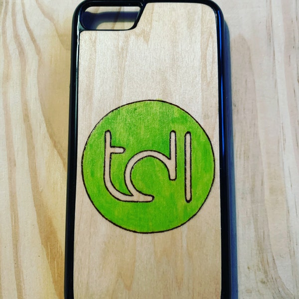 Custom Logo Wood Phone Case - Etsy