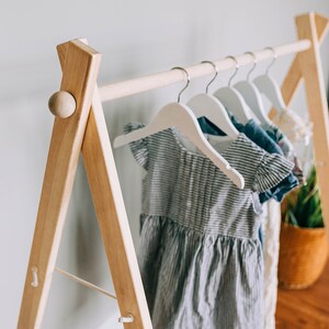 Mini Clothing Rackchildrens Clothing Rack Wooden Dress - Etsy