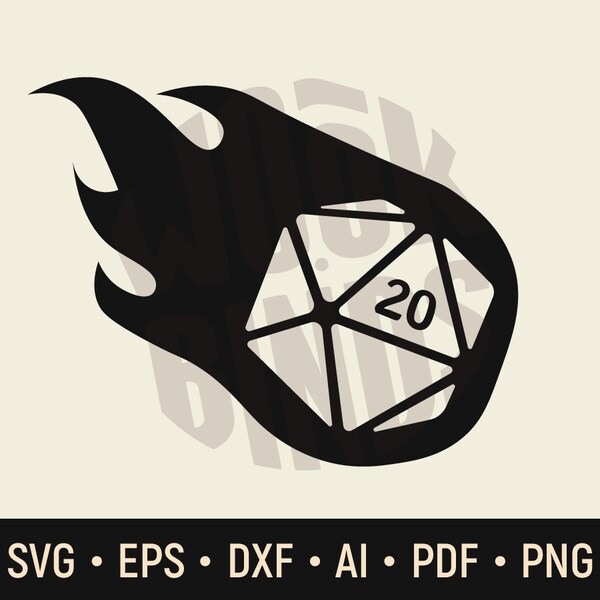 D20 Vector Files - Etsy