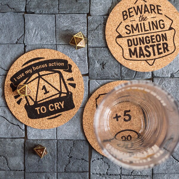 Cork Coasters - Etsy