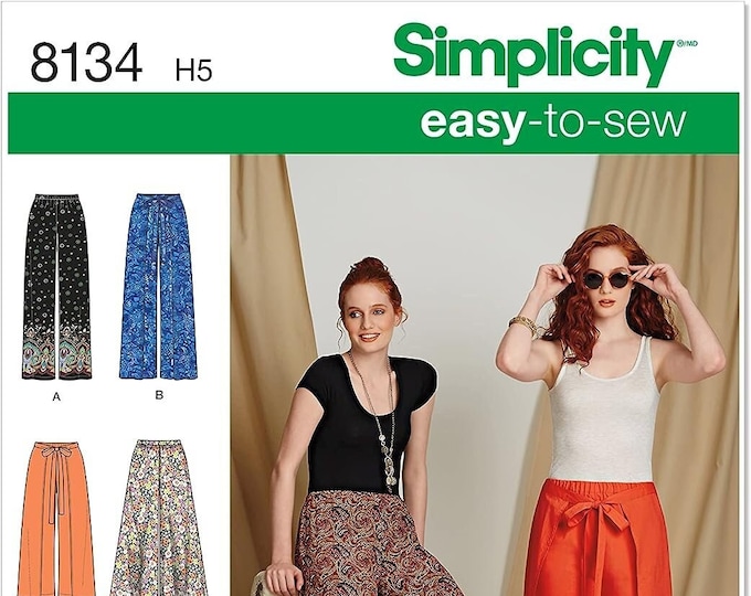 Uncut Simplicity Pattern 8134 Pants and Skirt Sewing Pattern Easy-to ...