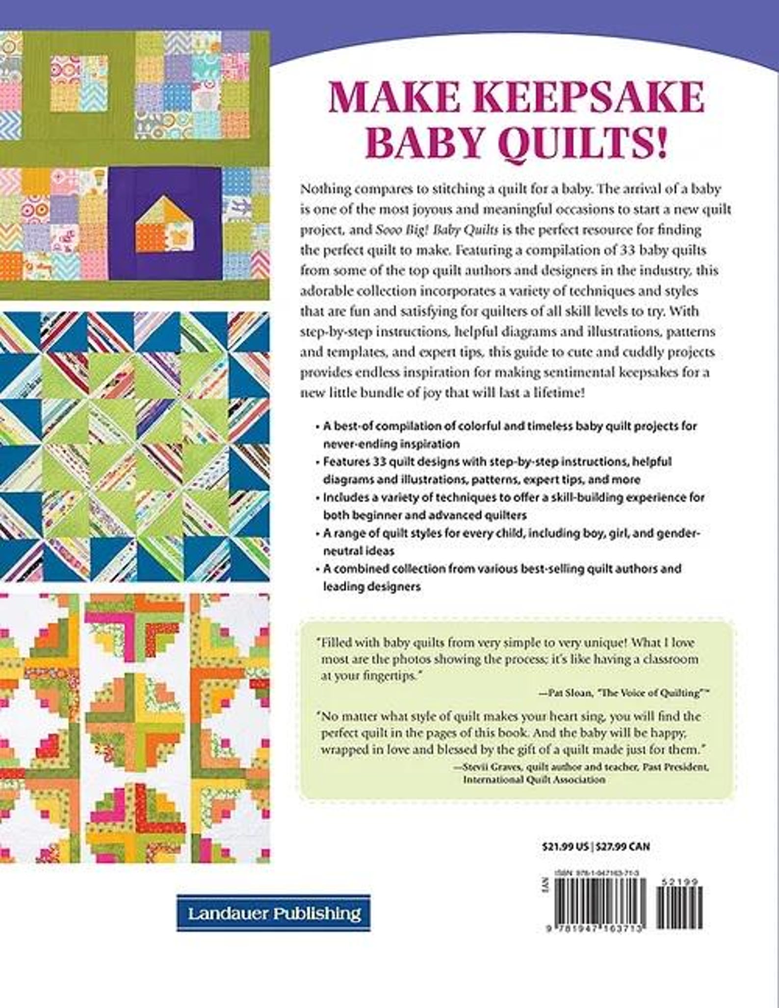 Sooo Big Baby Quilts 33 Adorable Designs to Sew for Little Ones - Etsy