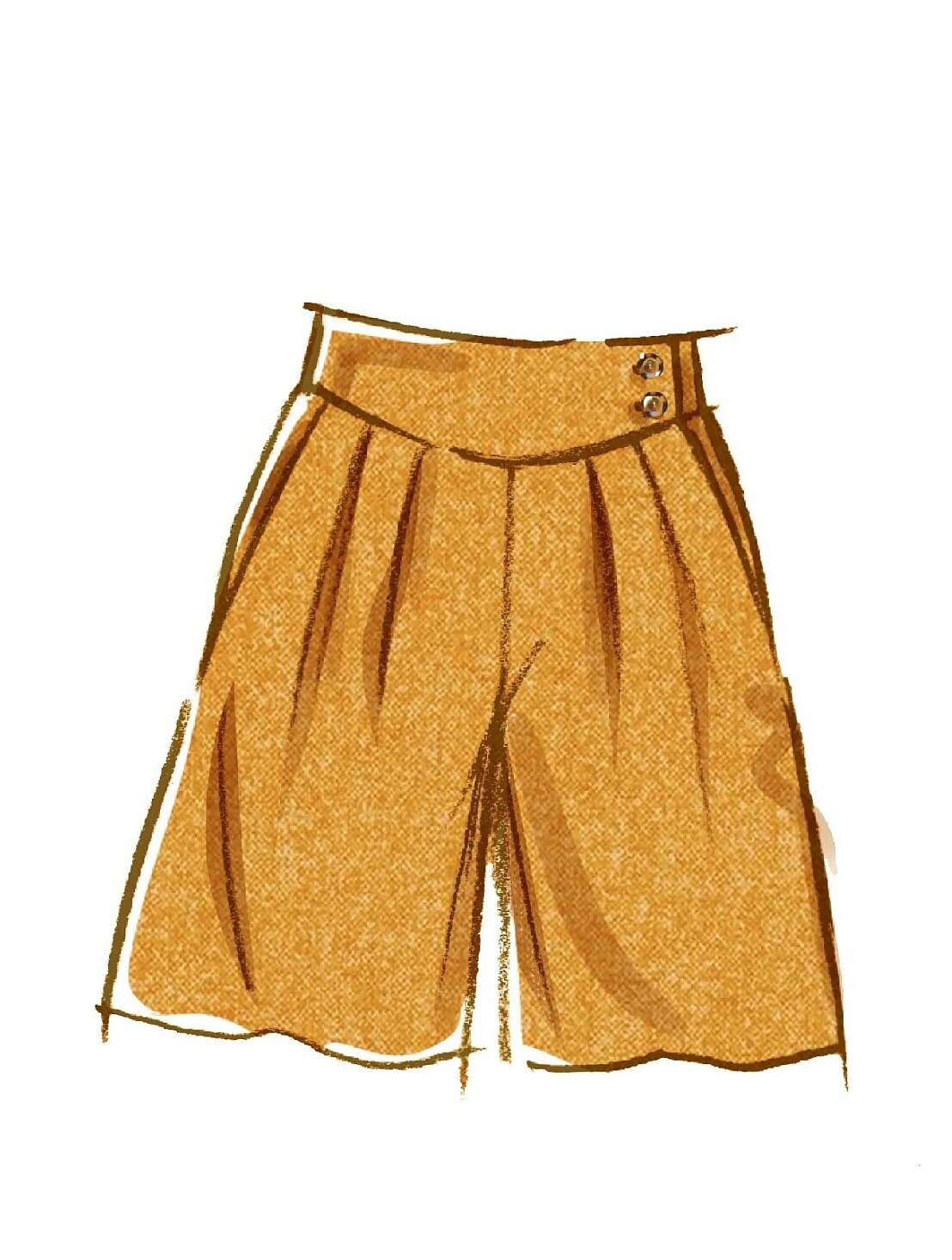 Uncut Mccall's Shorts or Culottes Pattern 8260 ~ Professionally ...