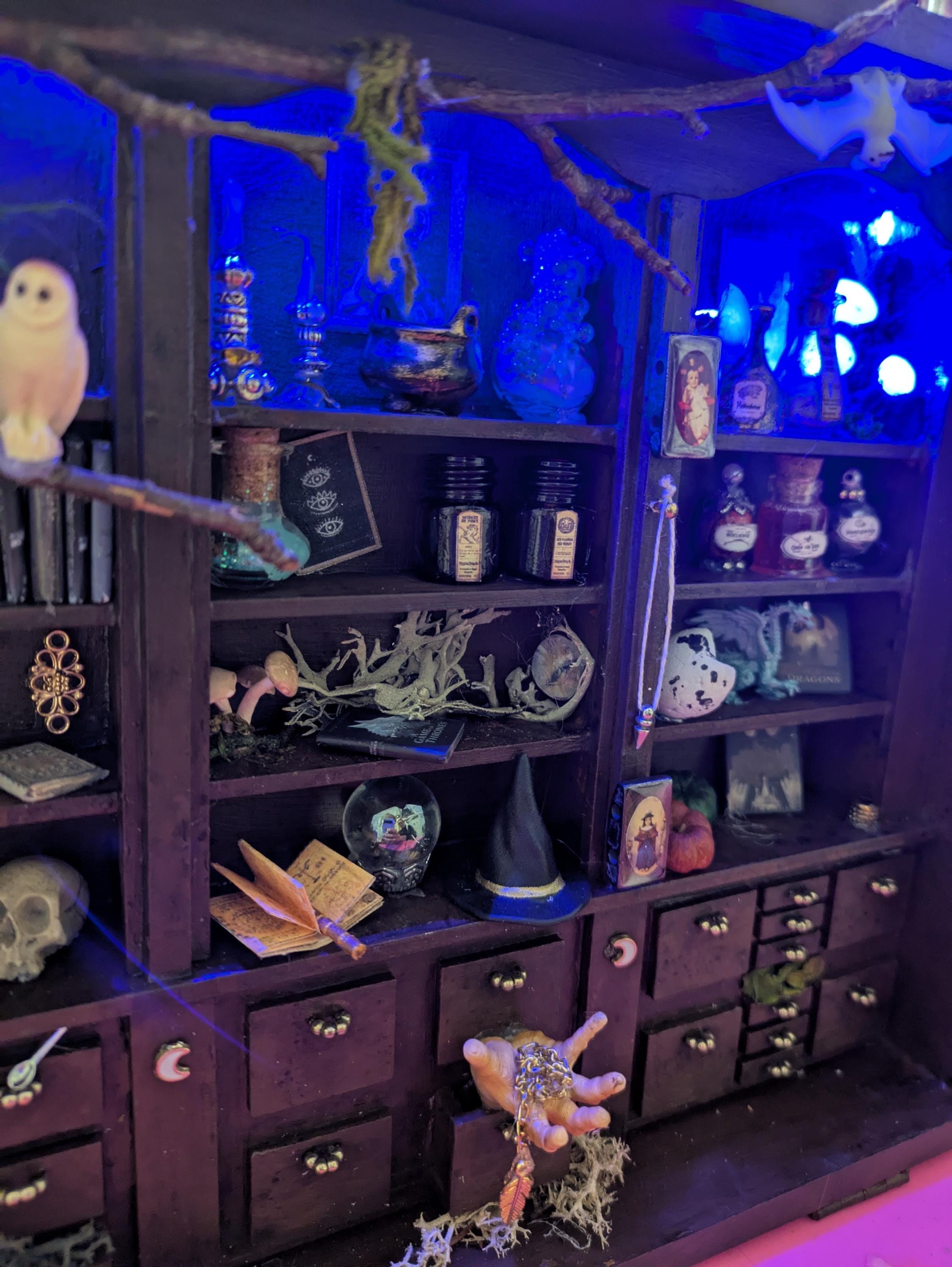 Miniature Shelf Witch, Pharmacy, Magic Potion, Apothecary, - Etsy