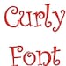 Curly Embroidery Font 3 Size Font Machine Embroidery Font Instant ...