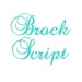 Brock Script Embroidery Font 3 Size Font Machine Embroidery Font ...