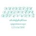 Brock Script Embroidery Font 3 Size Font Machine Embroidery Font ...