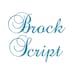 Brock Script Large Embroidery Font 3 Size Font Machine Embroidery Font ...