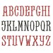 Fish Tail Monogram Embroidery Font 4 Size Font Machine Embroidery Font ...