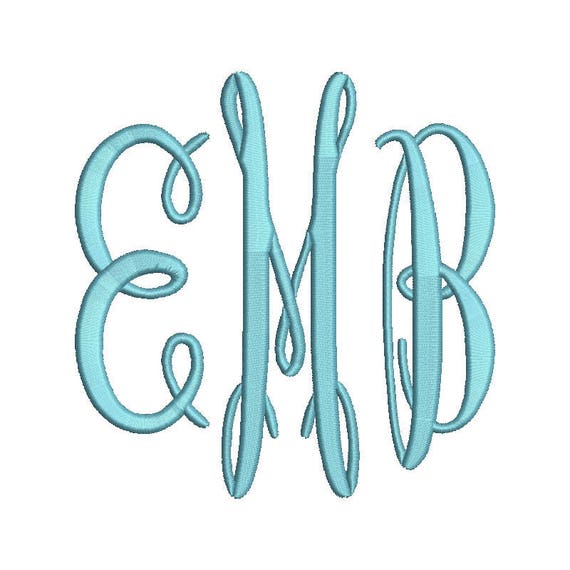 Craft Supplies & Tools Sewing & Needlecraft Point Monogram Embroidery ...