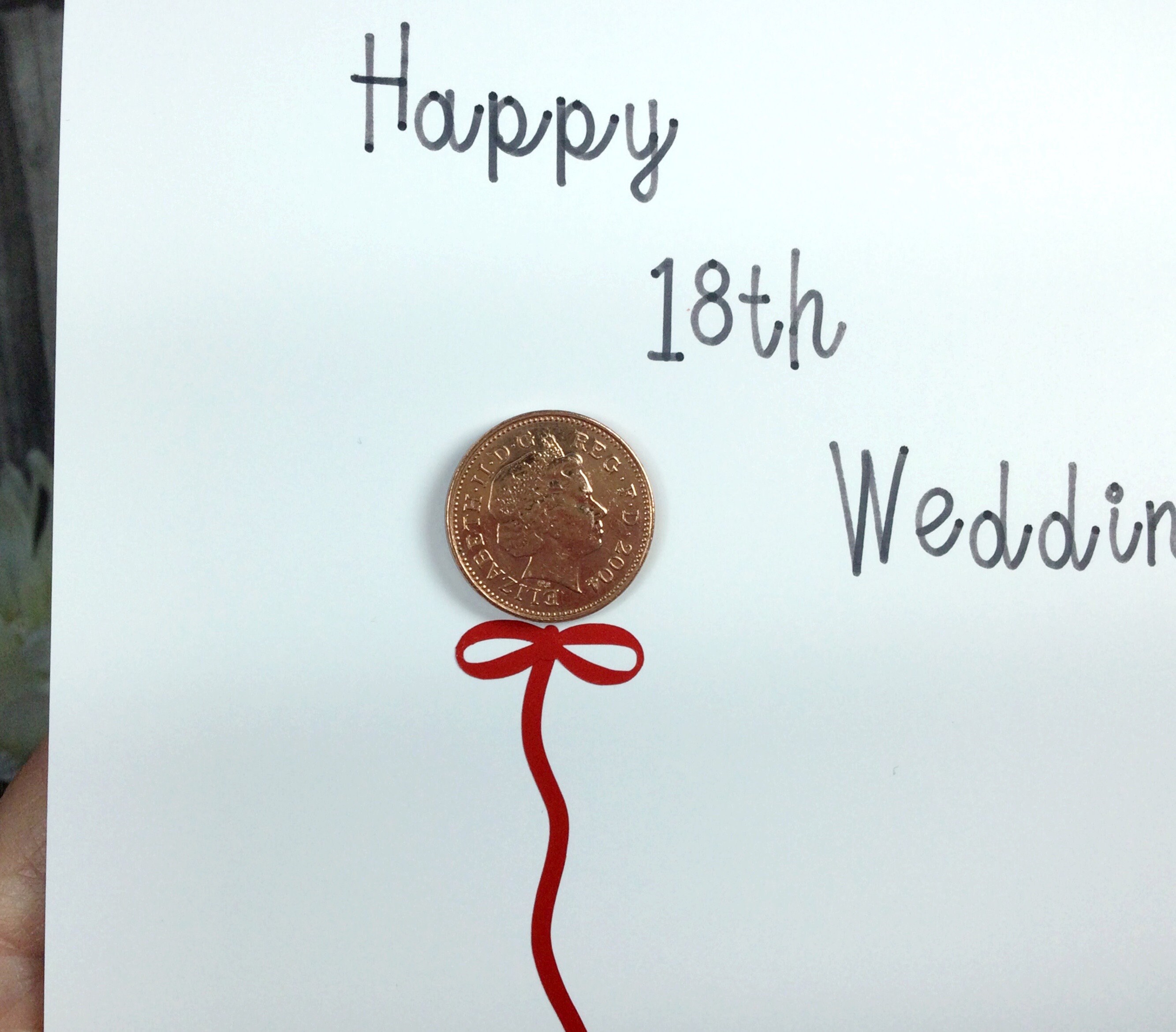 18th Anniversary Card - Etsy UK