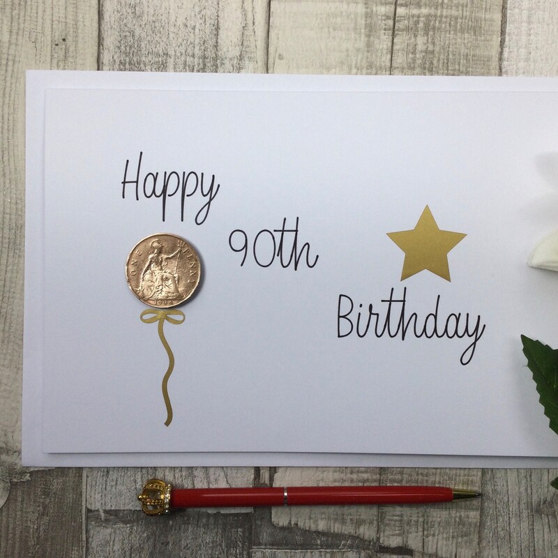 90th Birthday Card Dad - Etsy UK