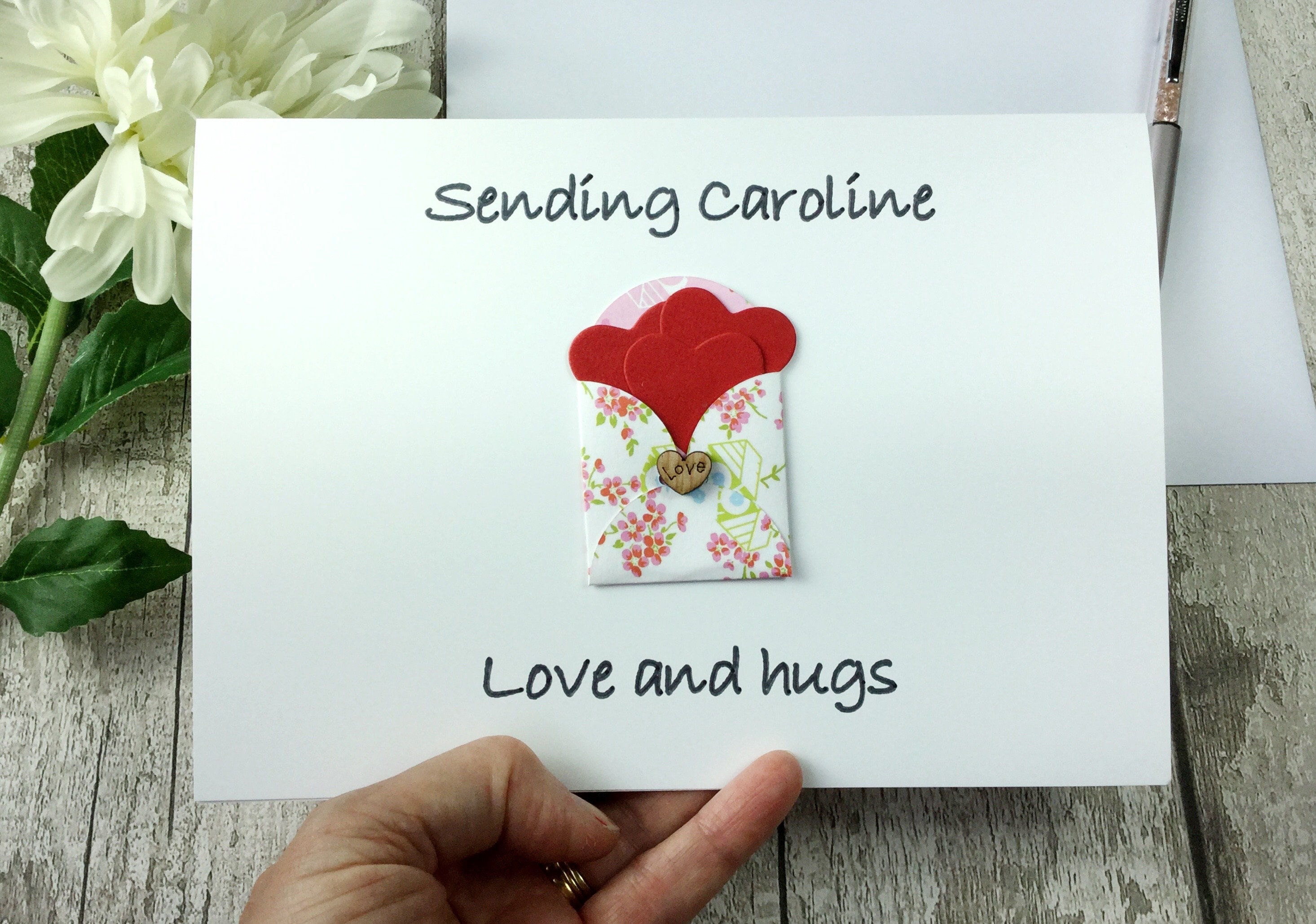 Sending a Hug Card - Etsy UK