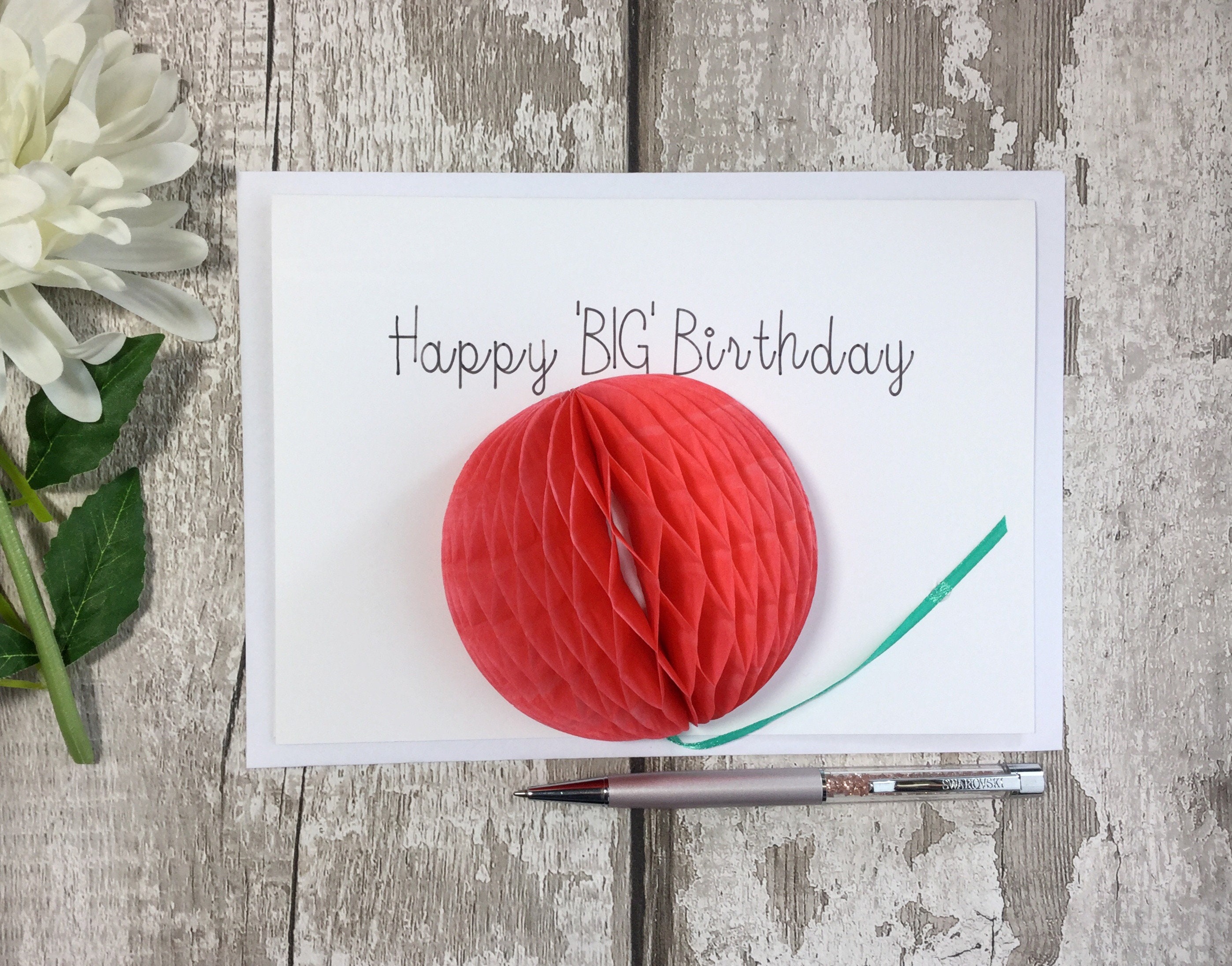 Pop up Balloon Card - Etsy UK