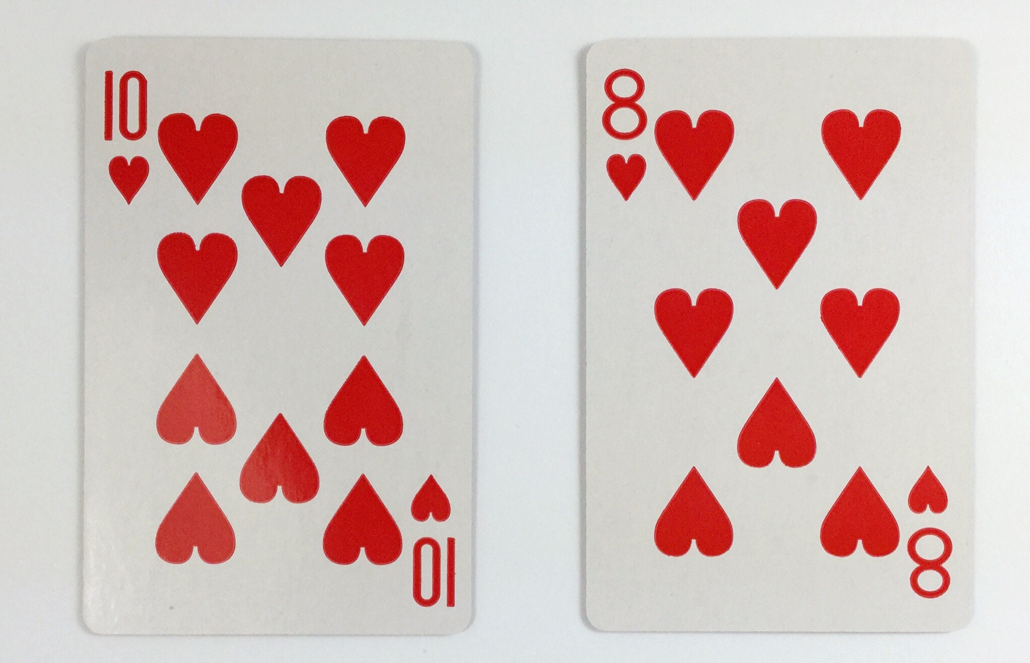 18th Birthday Card of Playing Cards - Etsy