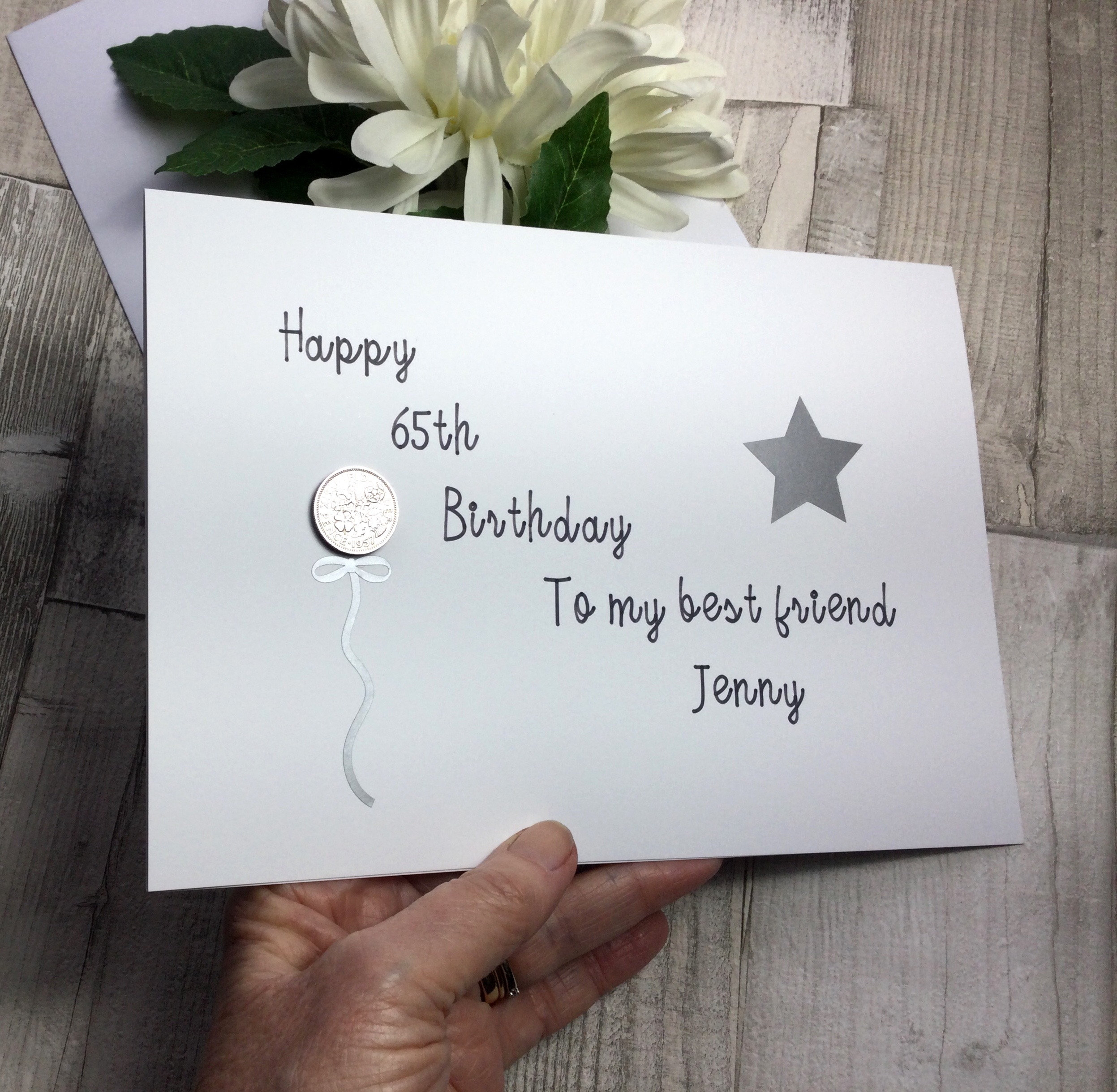 65th Birthday Card - Etsy