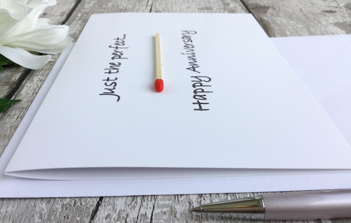 Perfect Match Anniversary Card | Etsy