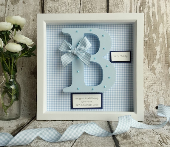 Personalised Baby Boy Frame | Etsy