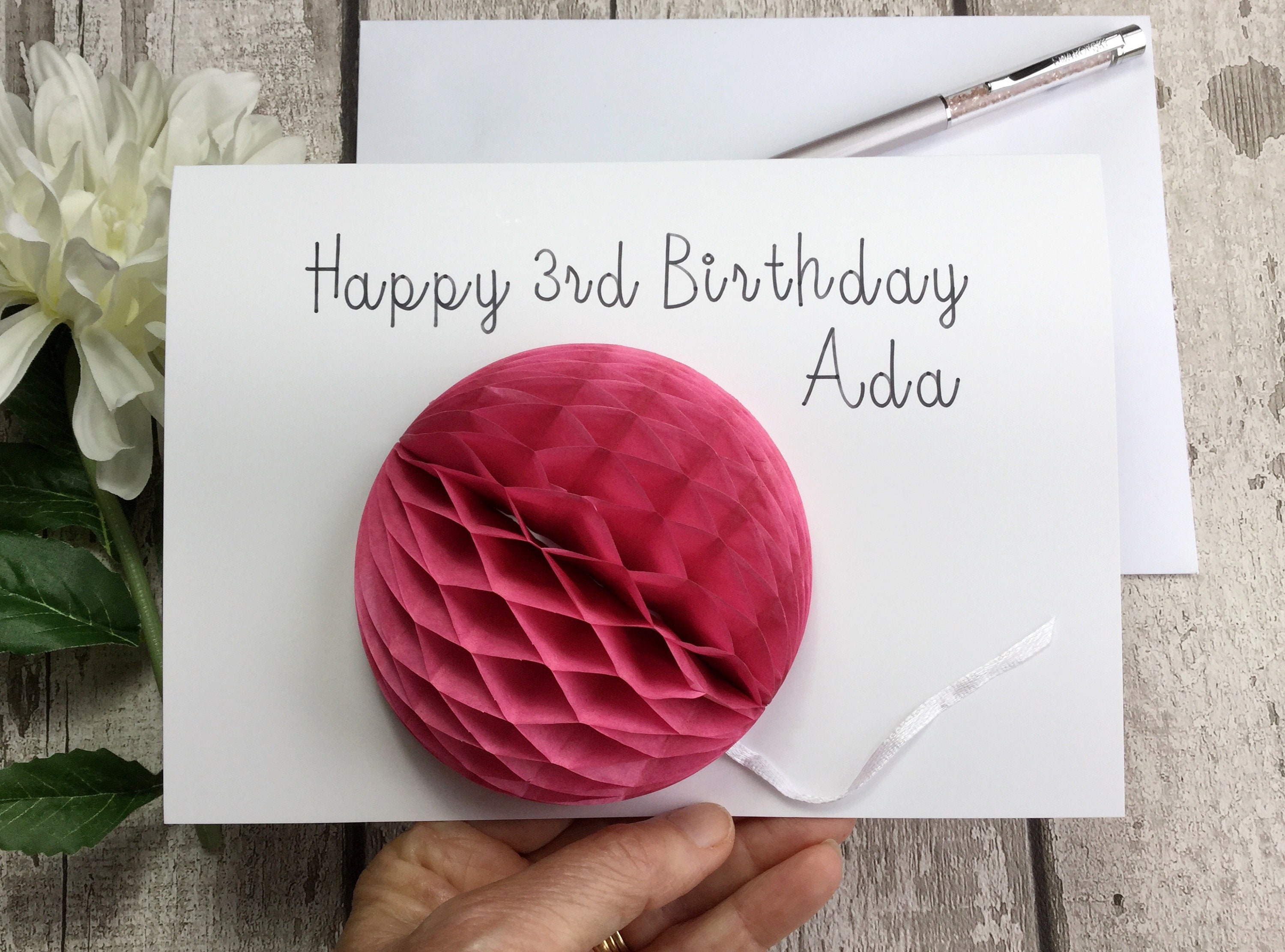 Pop up Balloon Card - Etsy UK