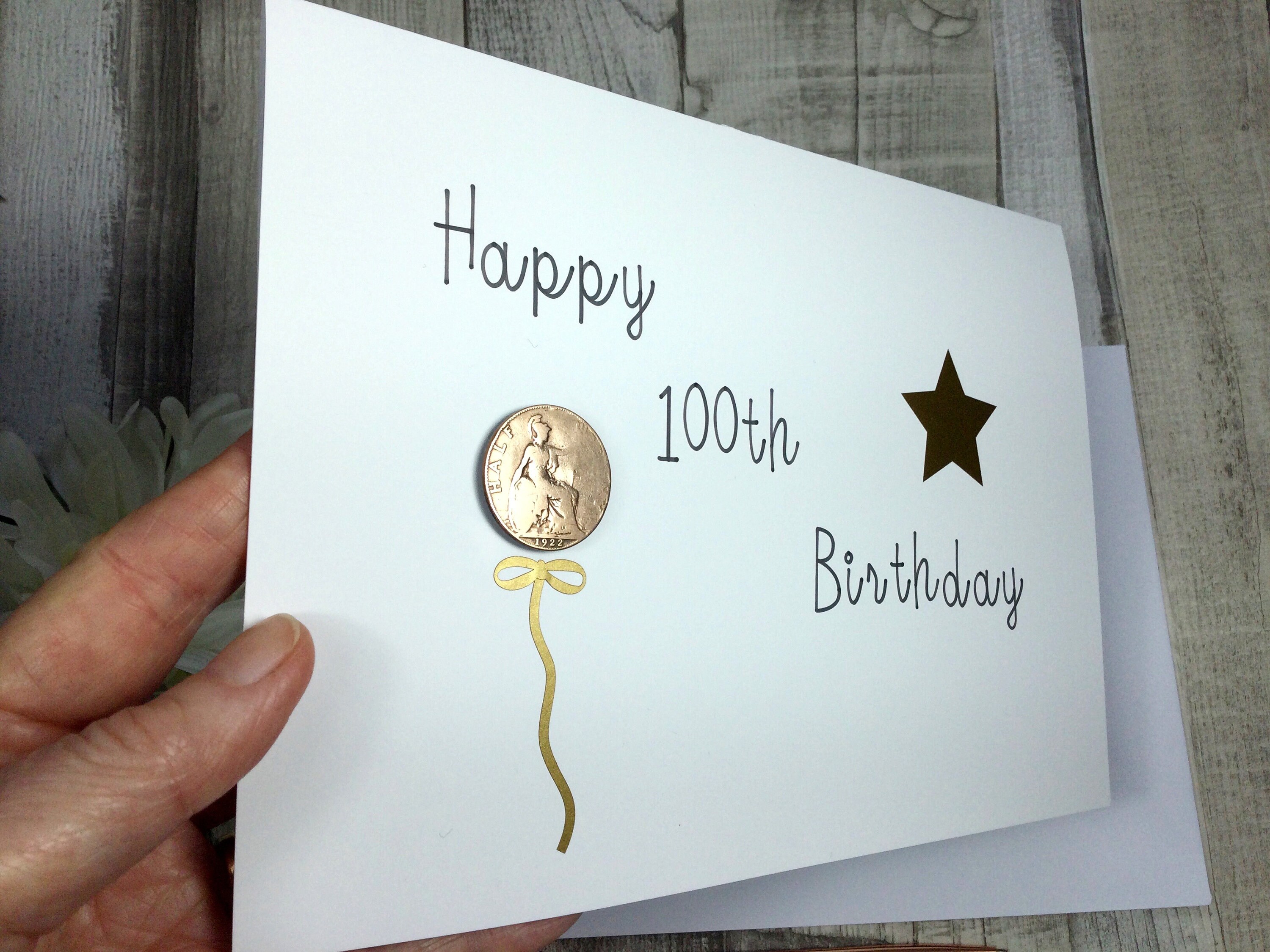 100th Birthday Card - Etsy