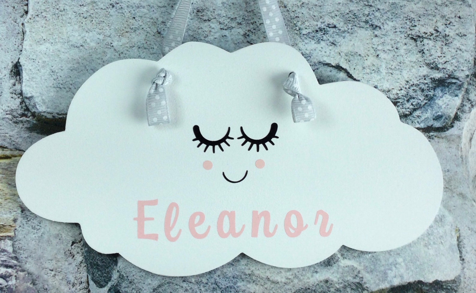 Personalised Cloud Sign for Baby Girl - Etsy UK