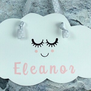 Personalised Cloud Sign for Baby Girl - Etsy UK