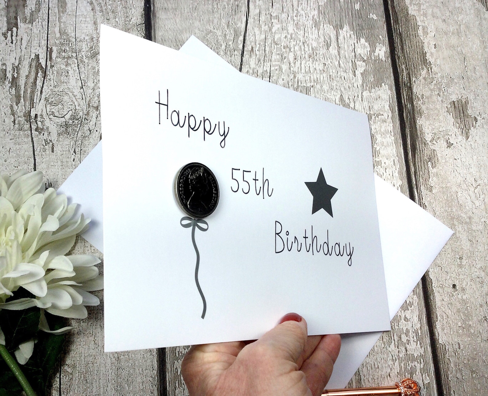 55th Birthday Card - Etsy UK