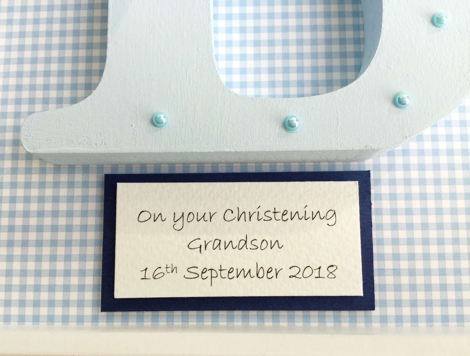 Personalised Baby Boy Frame | Etsy