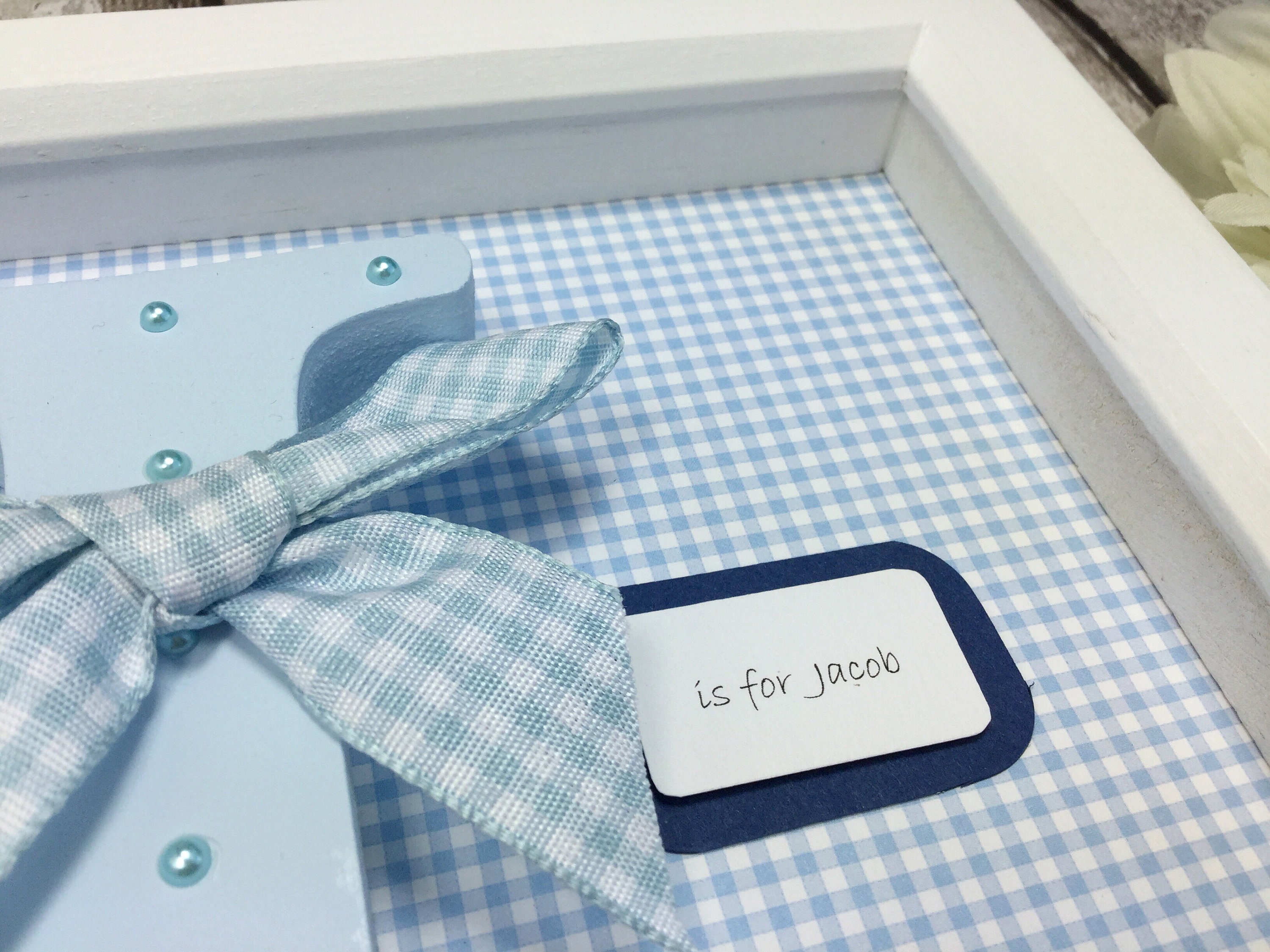 Personalised Baby Boy Frame - Etsy UK
