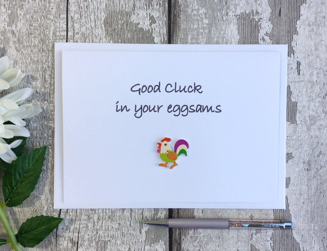 Good Luck Exams Card - Etsy