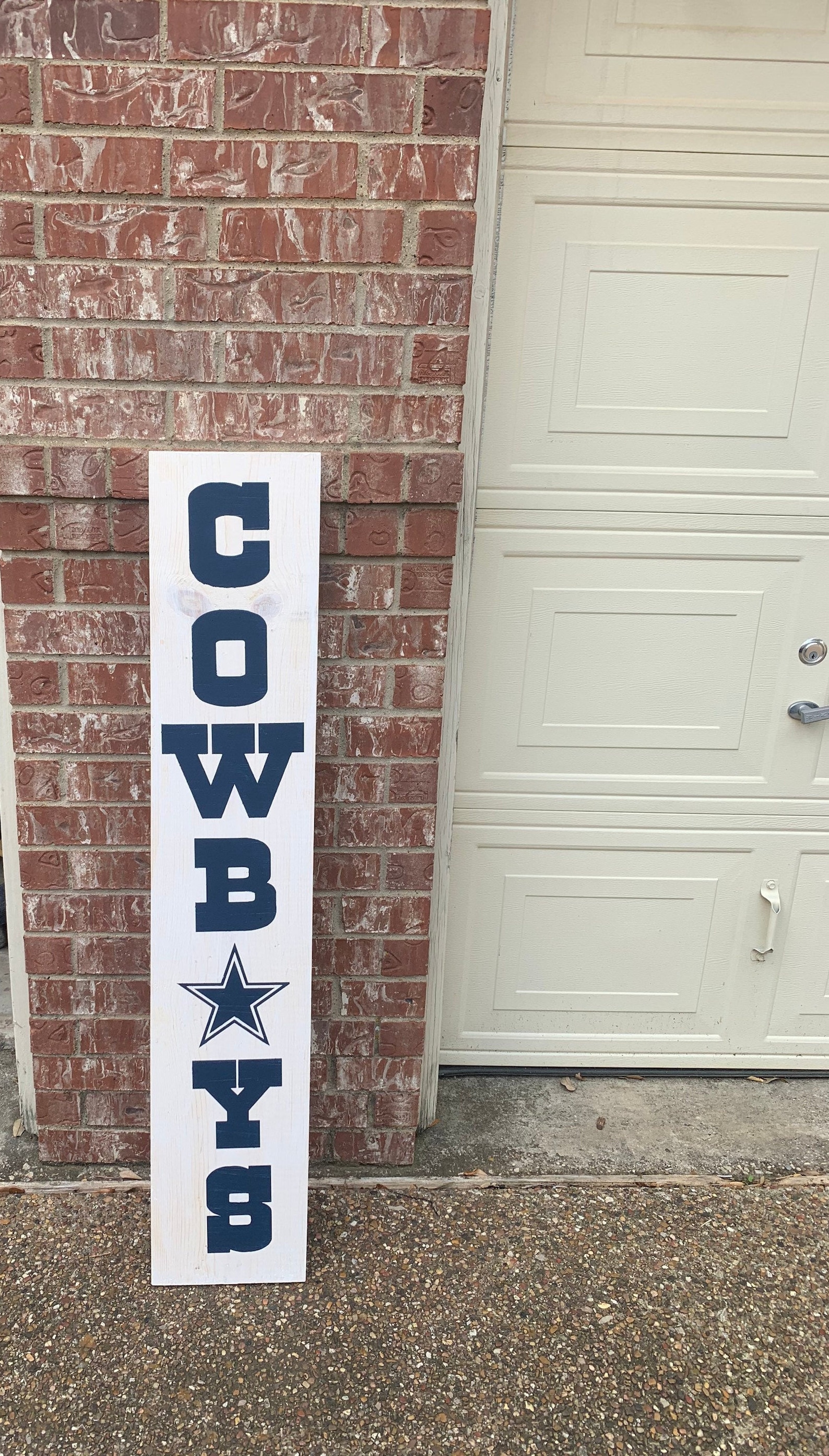 Dallas Cowboy 48 or 60 Sign Leaning Wall Porch - Etsy