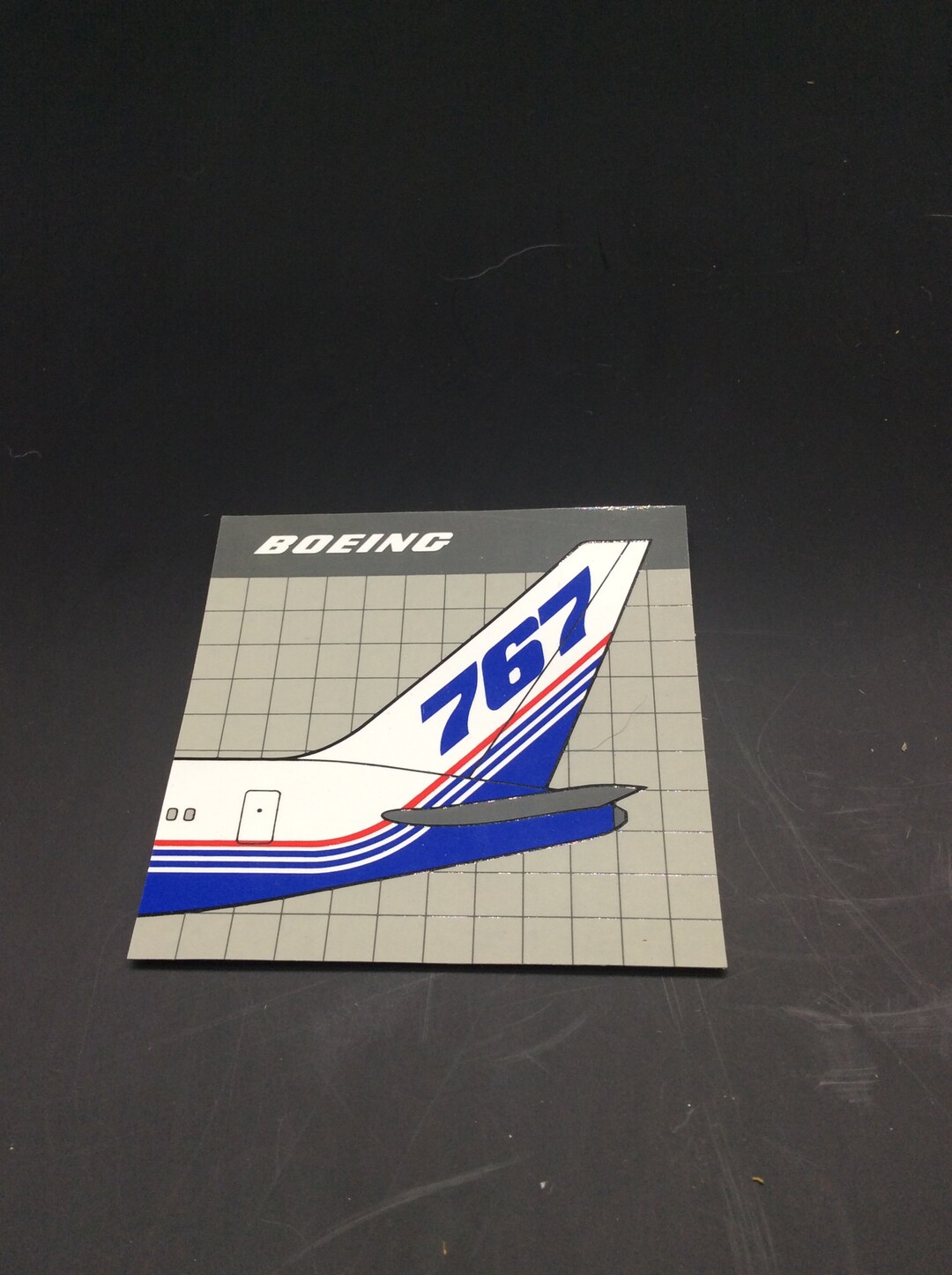 Vintage 767 Tail Boeing Airplane Sticker Decal - Etsy