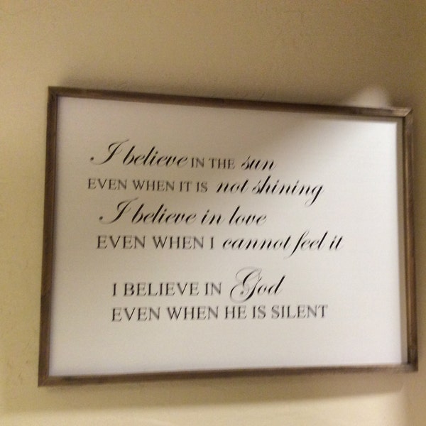 Believe Sign - Etsy