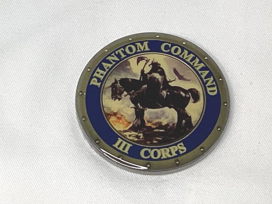 US Army III Armored Corps Phantom Warrior CSM Challenge Coin - Etsy