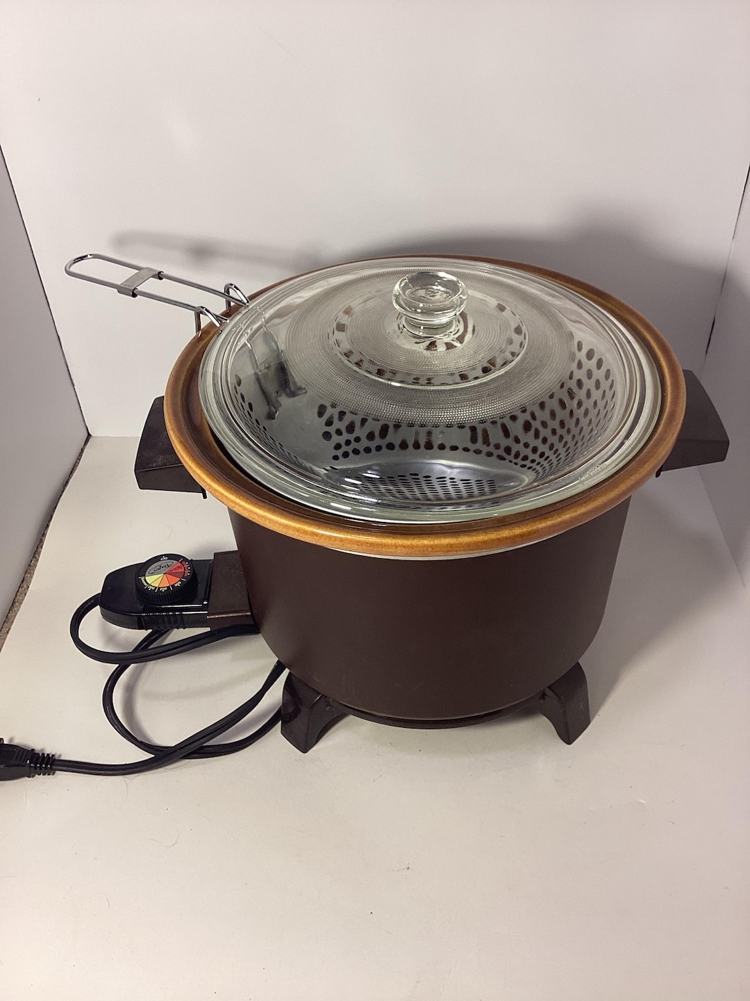 Vintage Dazey 6 Quart Chef's Pot Slow Cooker Deep Fryer Steamer Model ...