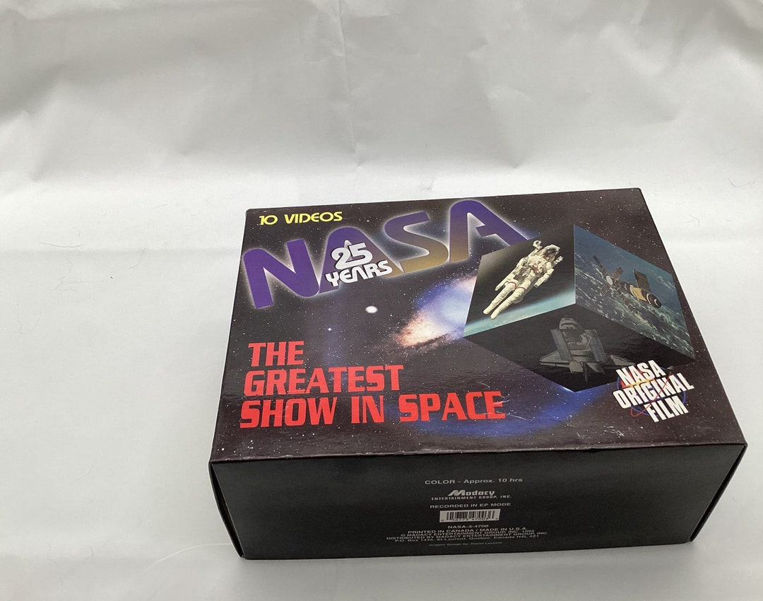 NASA 25 Years: the Greatest Show in Space Collection - 10 Pack VHS - Etsy