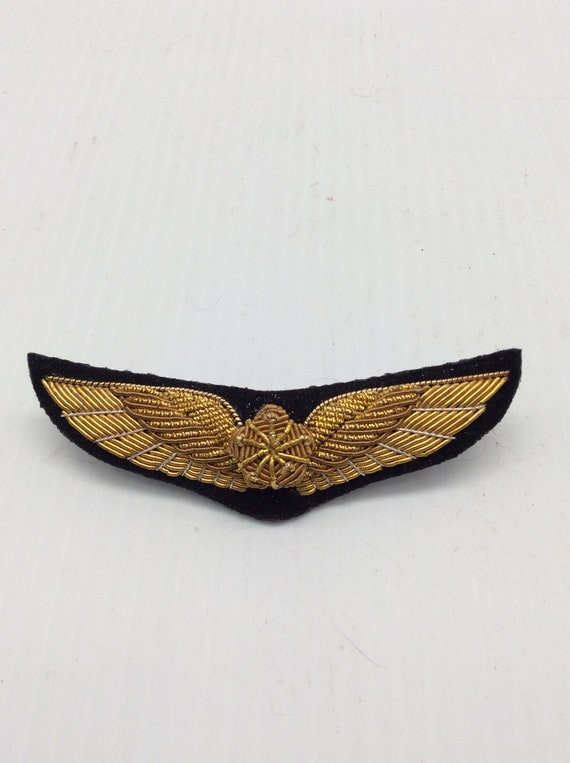 CHINA Airlines Taiwan PILOT Wings Pin Patch Badge Han… - Gem