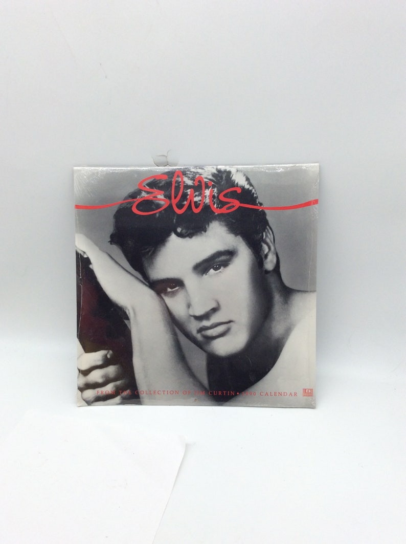 Elvis Presley 12 Month Calendar 1990 Jim Curtin Landmark Photos New ...