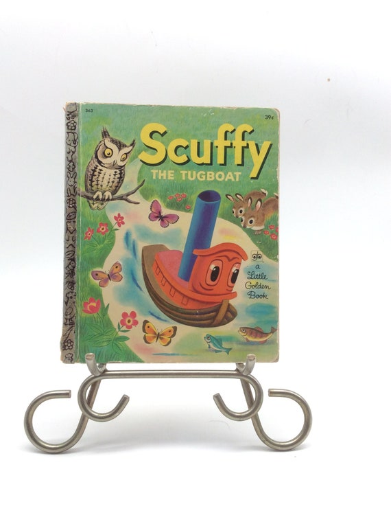 A Little Golden Book Scuffy the Tugboat 9TH Printing 1971 - Etsy