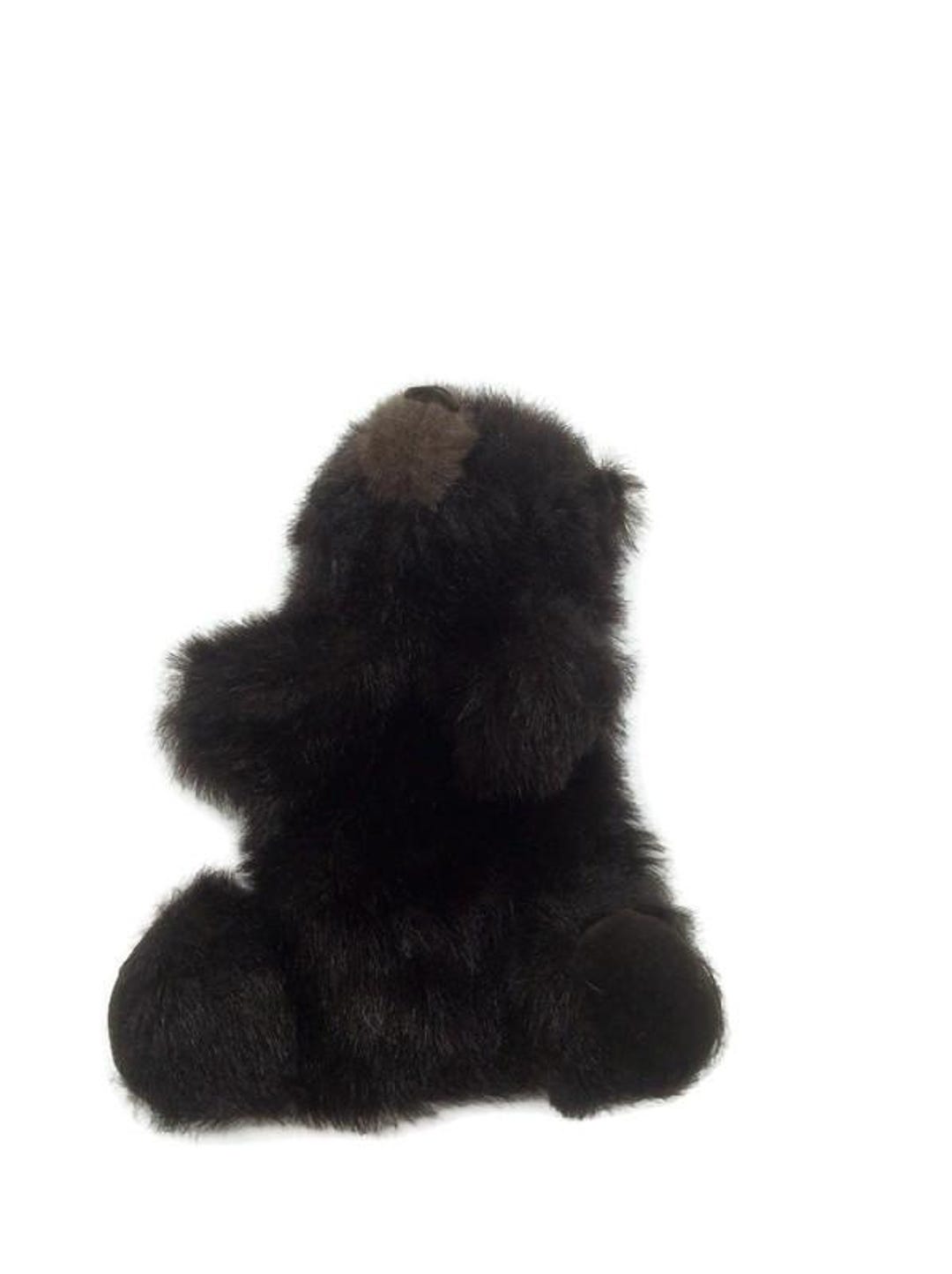 Folkmanis Furry Folk Puppets Black Bear Full Body Hand Puppet 9” Plush ...