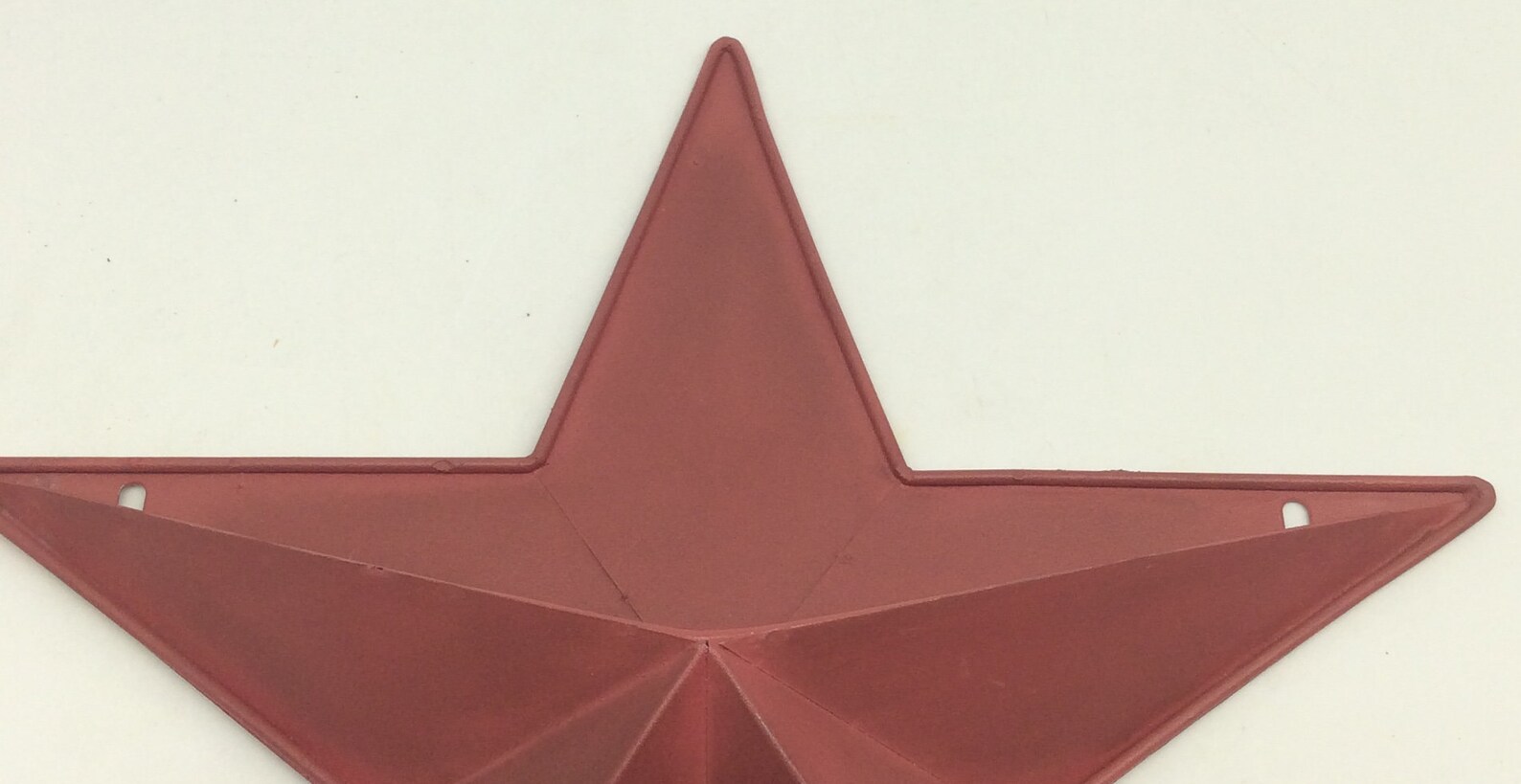 Tin Red Star Shaped Wall Pocket Hanging Farmhouse Rustic - Etsy