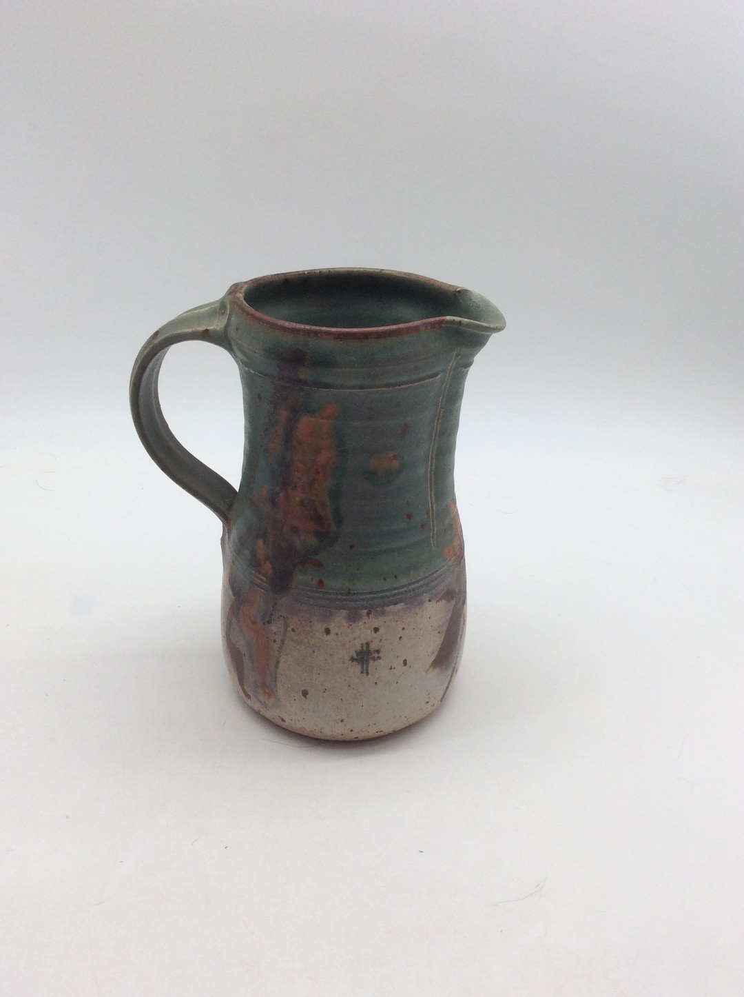 Elmer Taylor Studio Art Pottery Pitcher Stoneware ET - Etsy