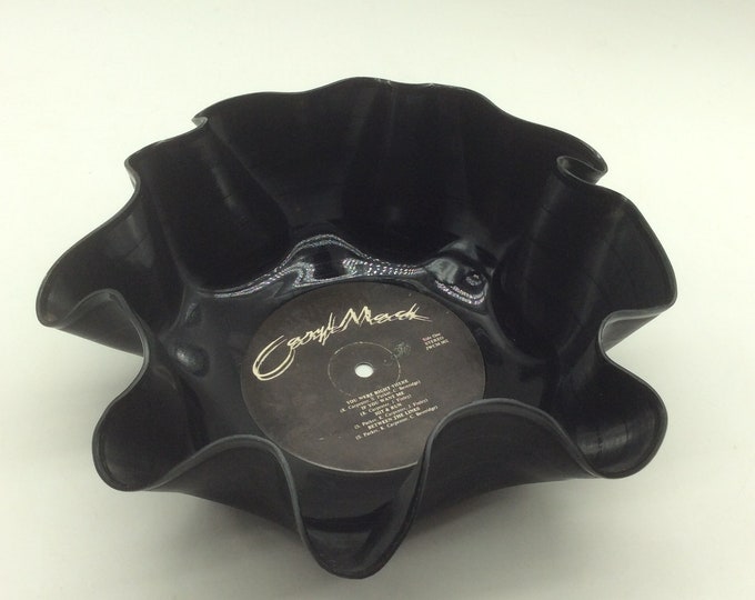 Recycled Vinyl Album Record Bowl Basket Caryl Mack - Etsy