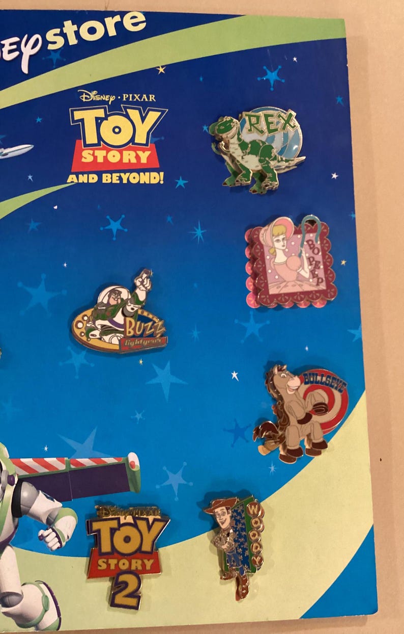 Pixar Toy Story an Beyond! Board Pin Set -complete 8 Pins Disney Pin - Etsy