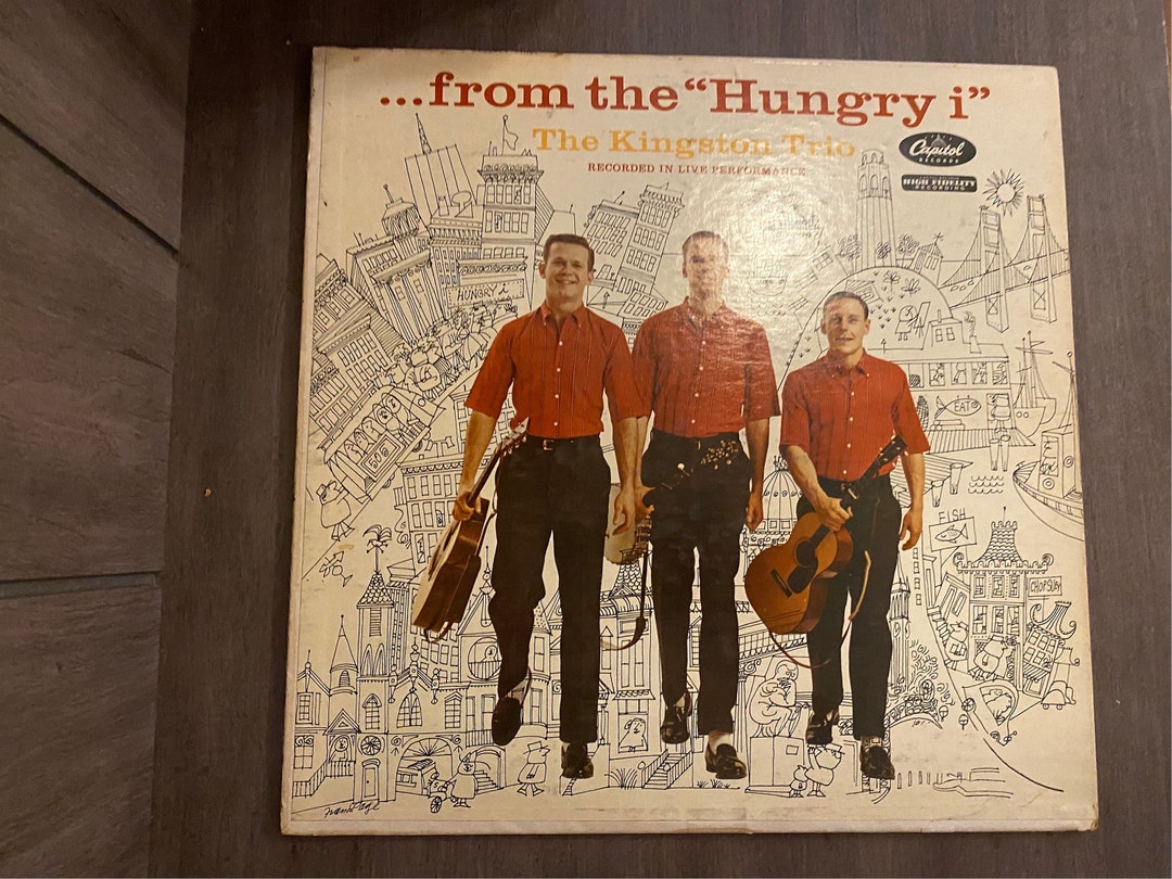 The Kingston Trio From the Hungry I 1959 Capitol Vinyl Record LP - Etsy