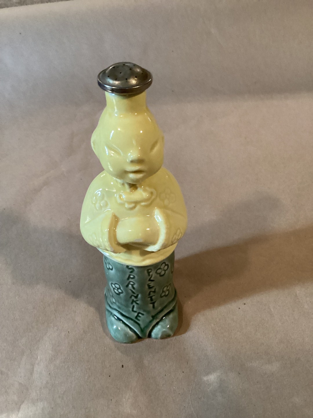 Vintage Clothes Sprinkler Sprinkle Plenty Chinese Man Yellow & Green - Etsy